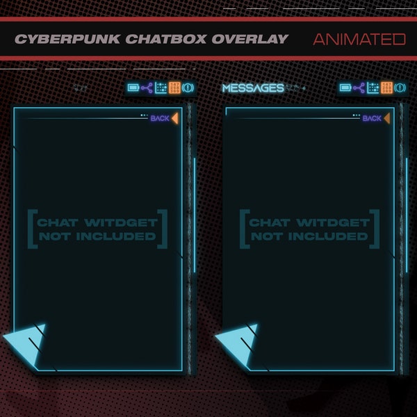 Just Chatting Screen Twitch Blue - Etsy