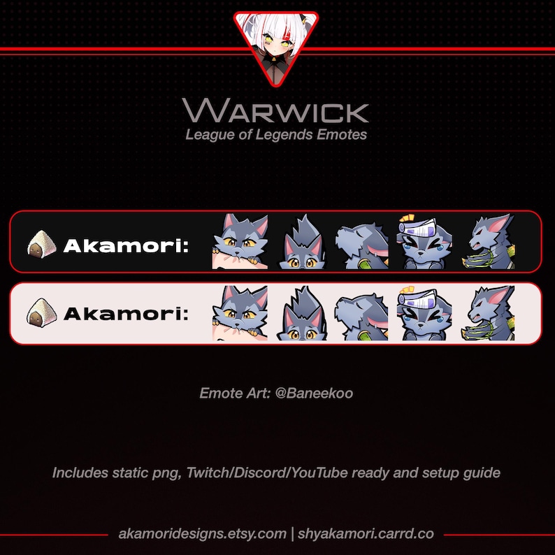 Warwick League of Legends Twitch Emotes Pack | Arcane Lol Jinx Emotes ...