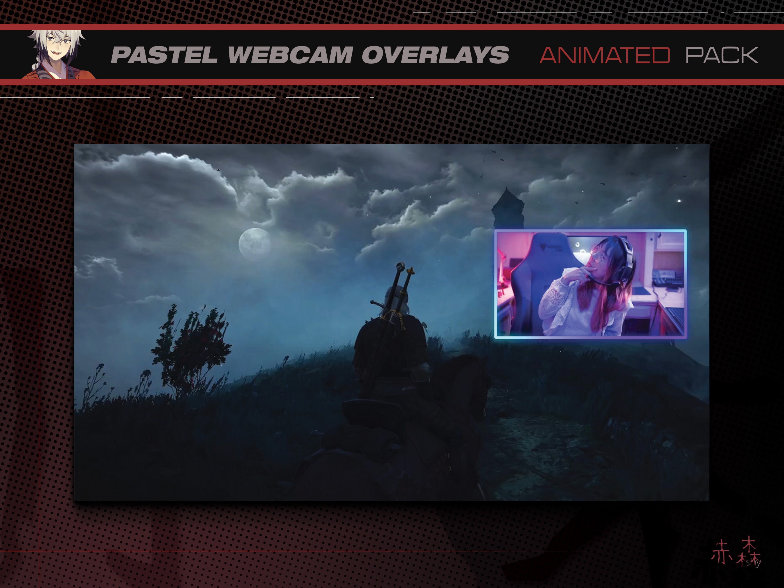 Animated Gradient Pastel Glowing Webcam Borders 8 Dreamy Spectral ...