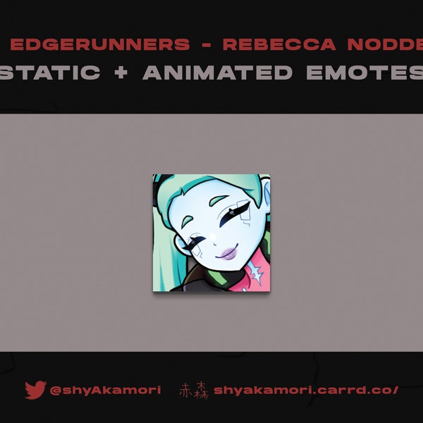 Rebecca Cyberpunk Emote - Etsy