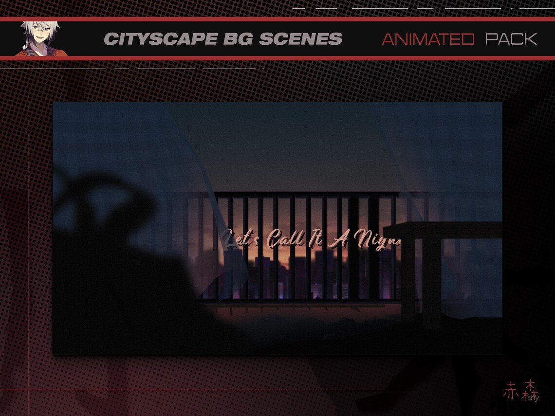 Cozy Cityscape Twitch Scenes Animated Aesthetic Lofi Twitch Scenes ...