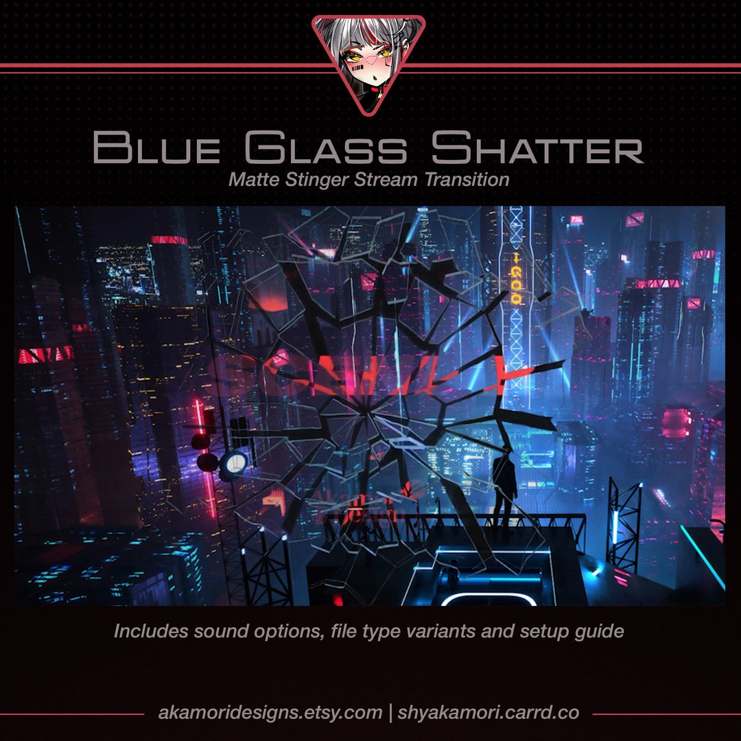 Shattering Glass Track Matte Transition | Glass Shatter Stinger ...
