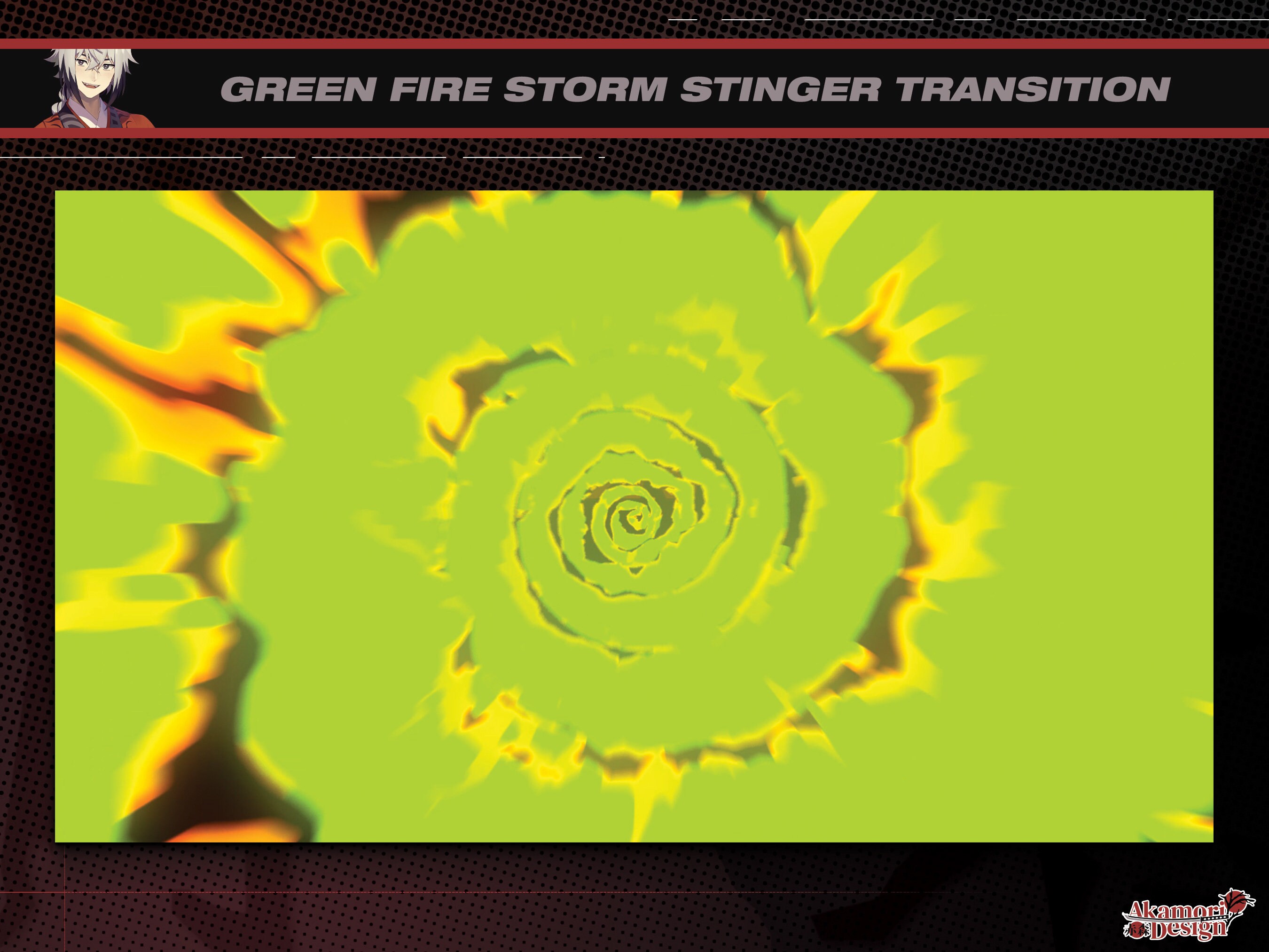 Fire Themed Stinger Transition | Fire Storm OBS Scene Stinger | Spiral ...