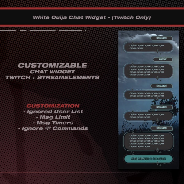 Twitch Chat Css - Etsy