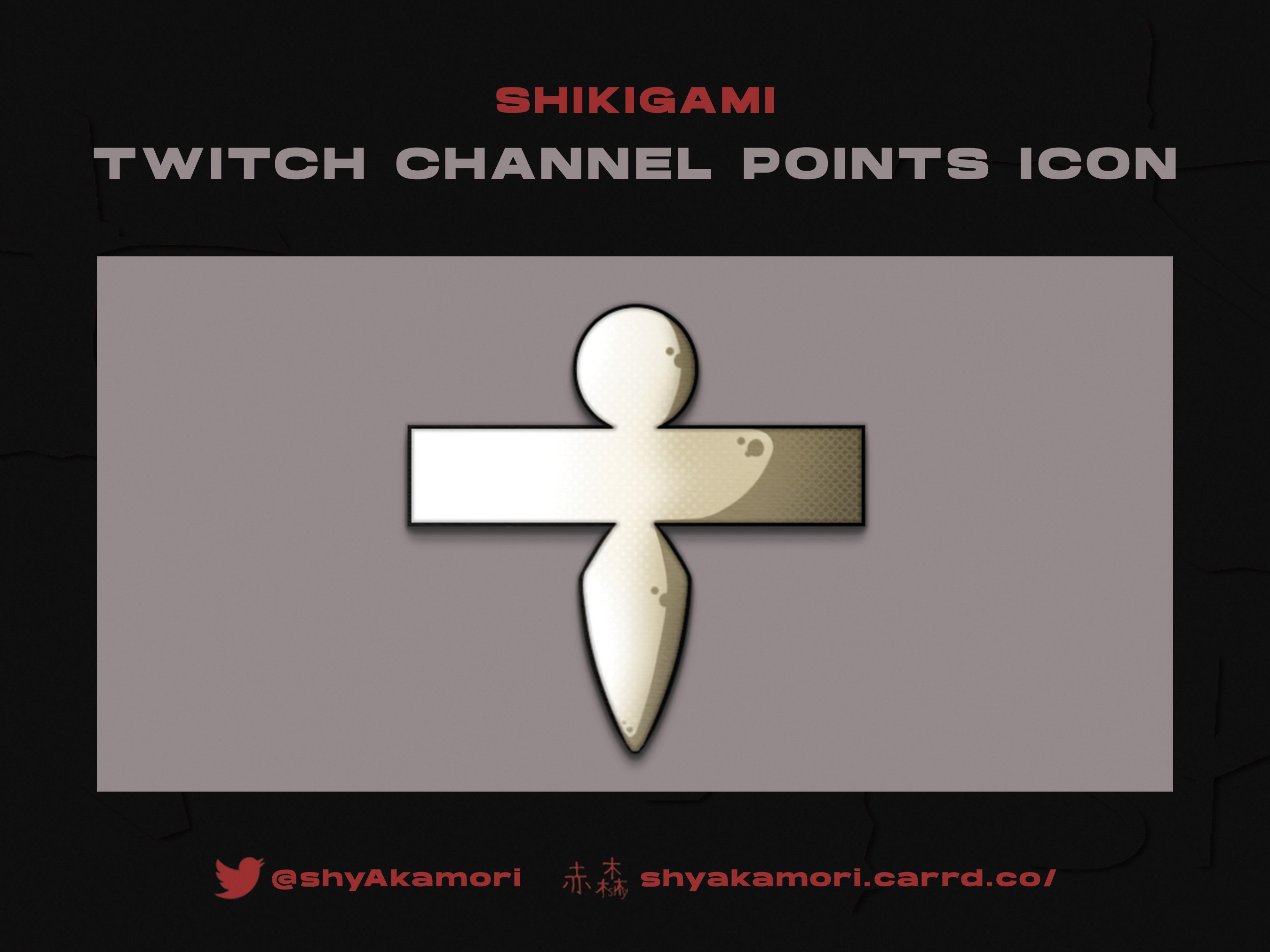 Shikigami Paper Ward Channel Points for Twitch Twitch Channel Point ...