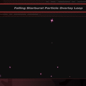 Animated Looping Falling Stars Overlay for Backgrounds Vtuber Assets ...