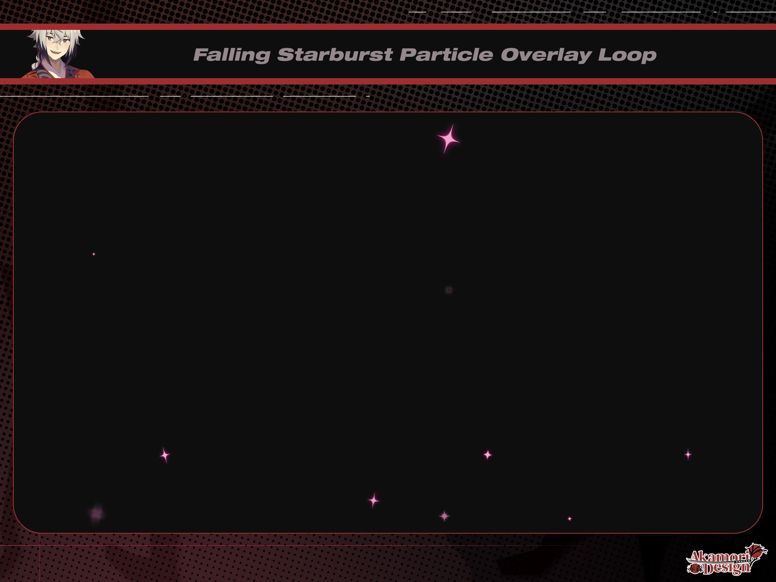 Animated Looping Falling Stars Overlay for Backgrounds Vtuber Assets ...
