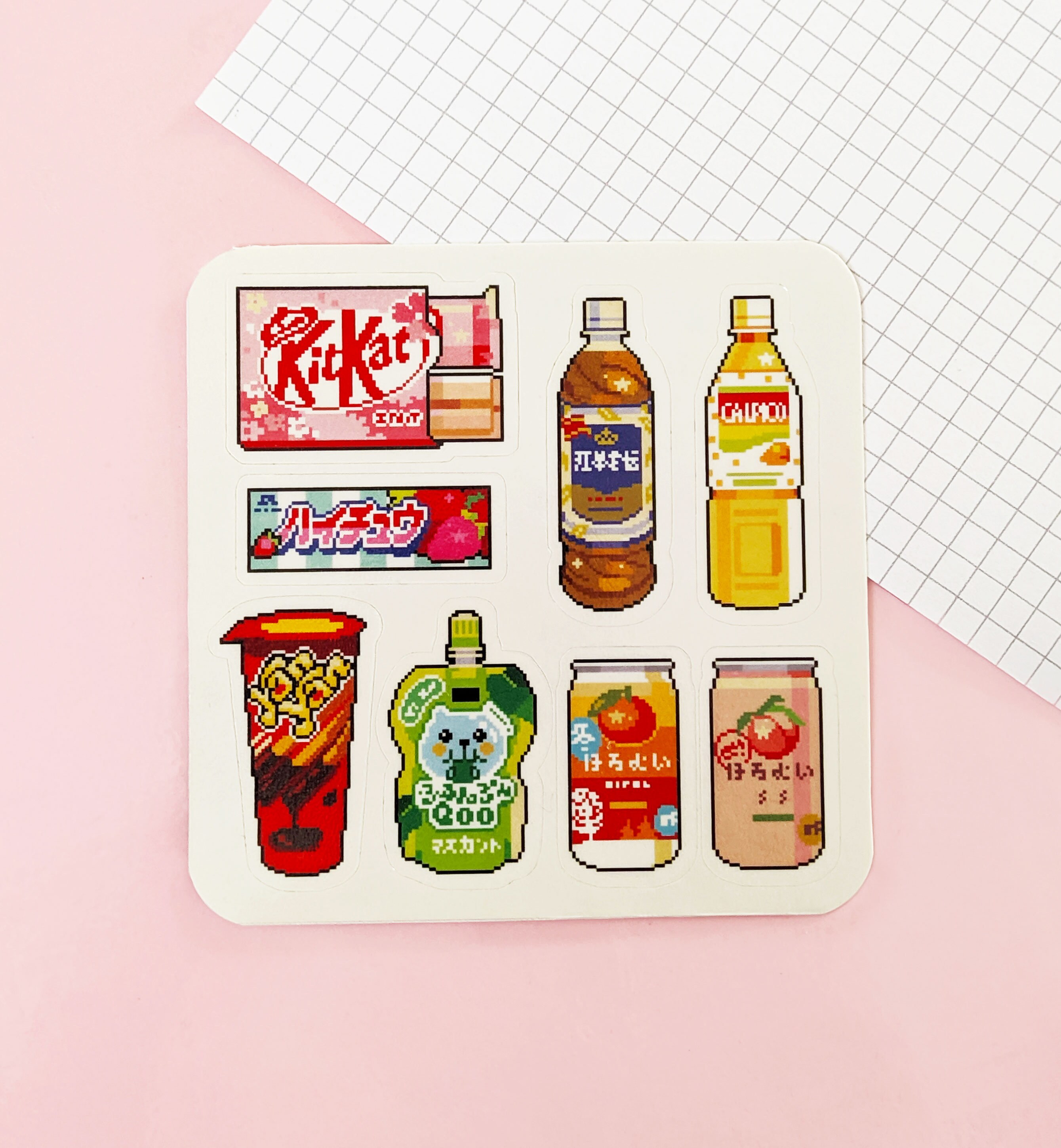 Asian Snacks Sticker Sheets - Etsy