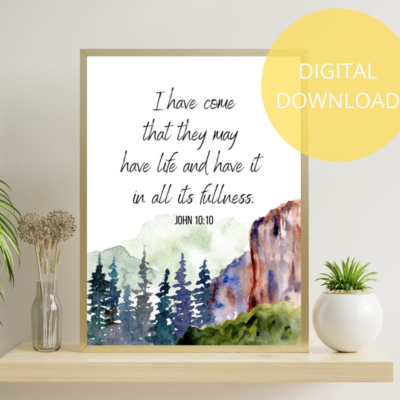 John 10 10 - Etsy