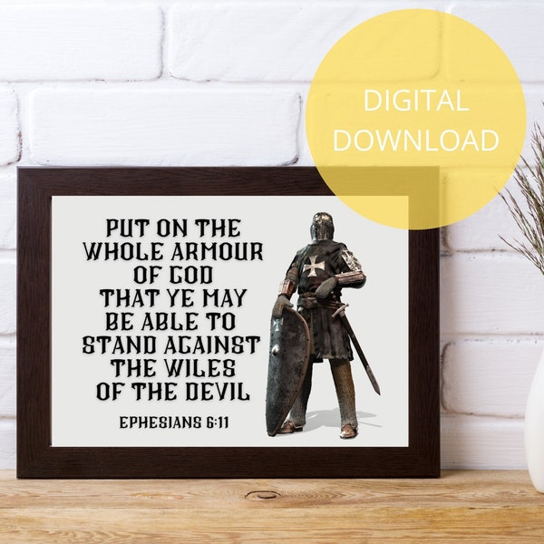 Put on the Full Armor of God Png - Etsy