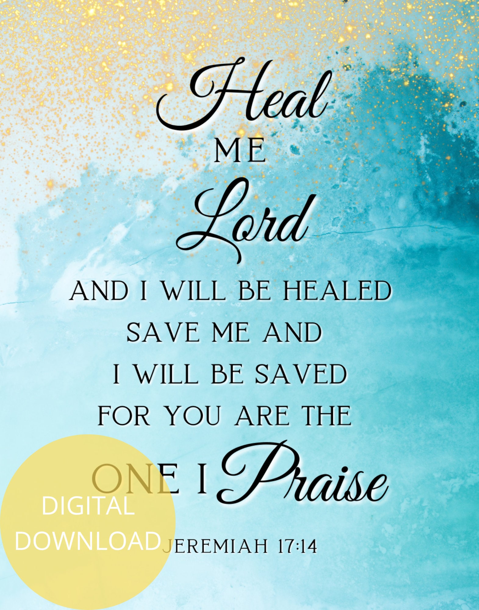 Heal Me and I Will Be Healed | Healing Scriptures | Jesus Heals ...