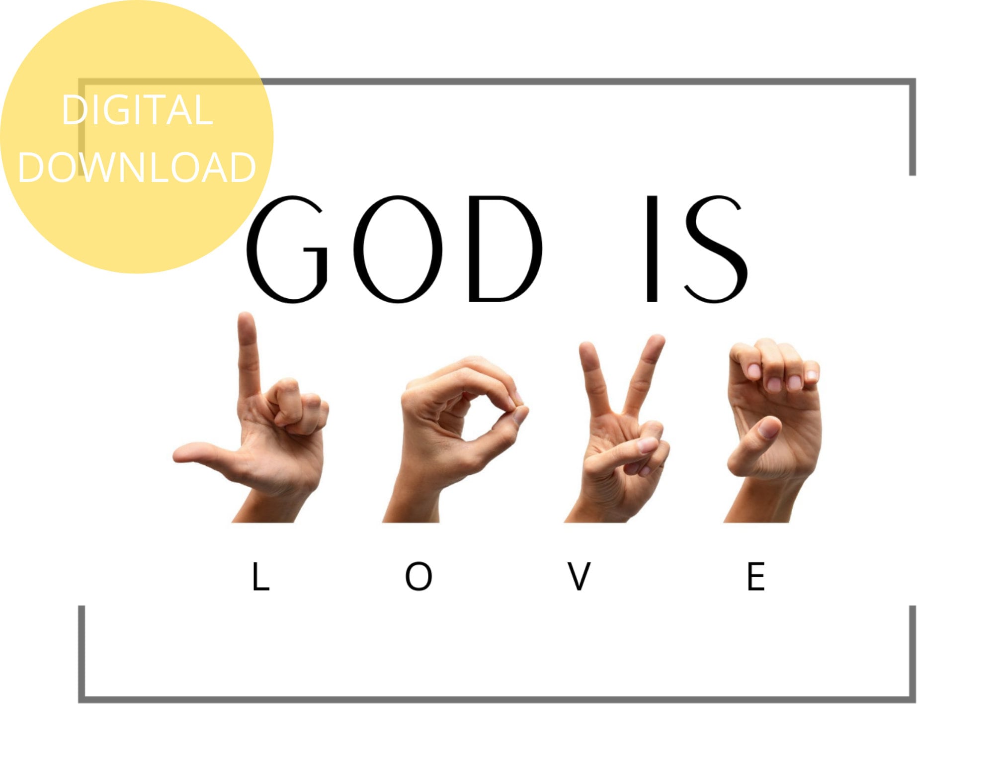 Asl Sign God Created CREATION | ASL Bible Study | Jesus In All Of