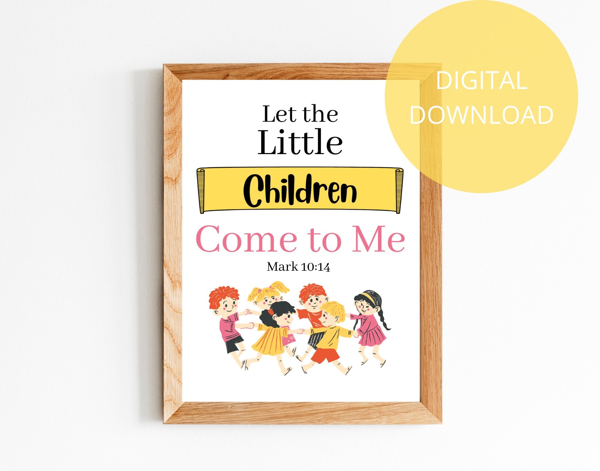Let the Little Children Come to Me | Mark 10 14 | Sunday School Decor ...