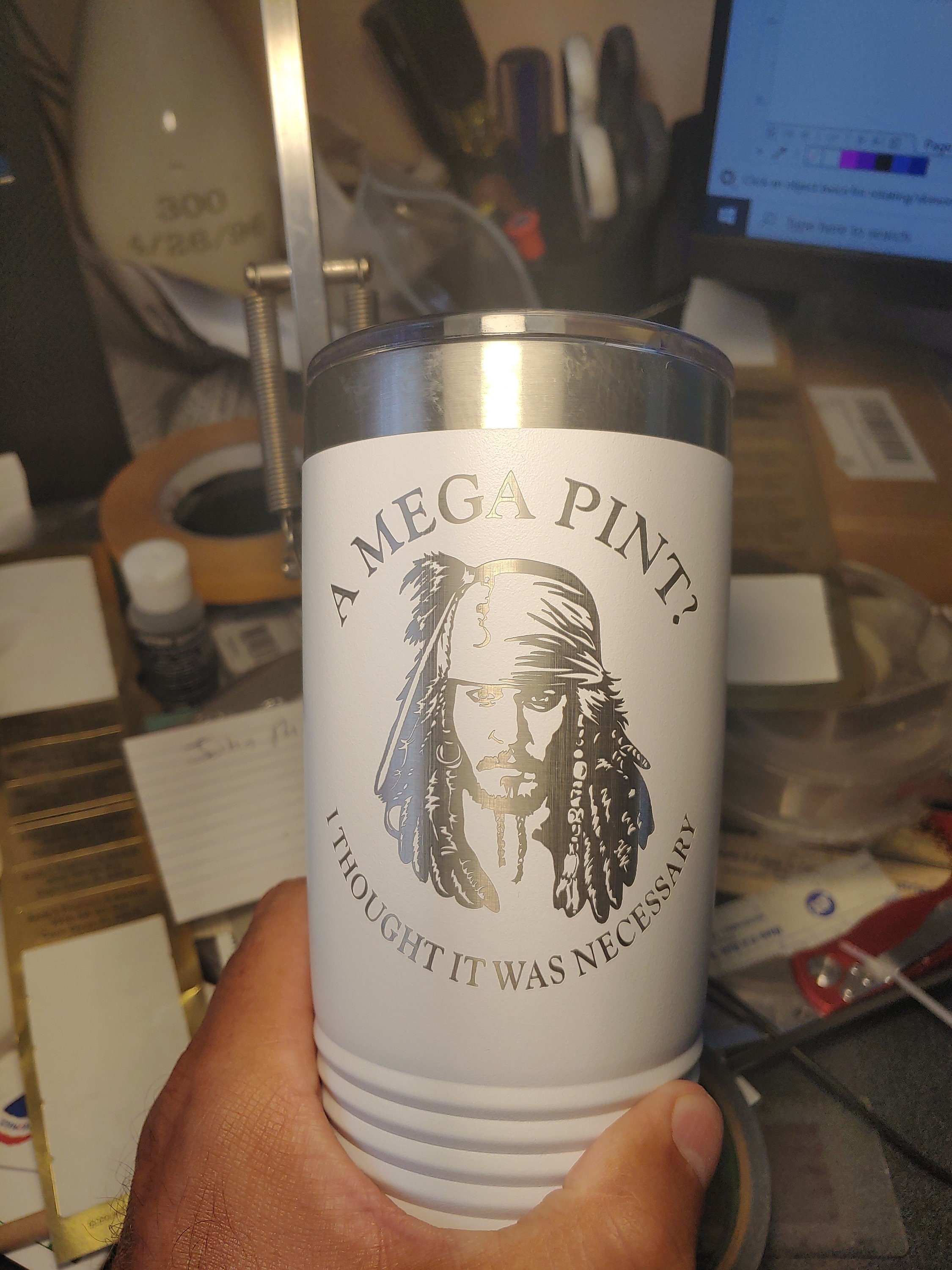 Johnny Depp - A MEGA PINT - Captain Jack Sparrow - Etsy