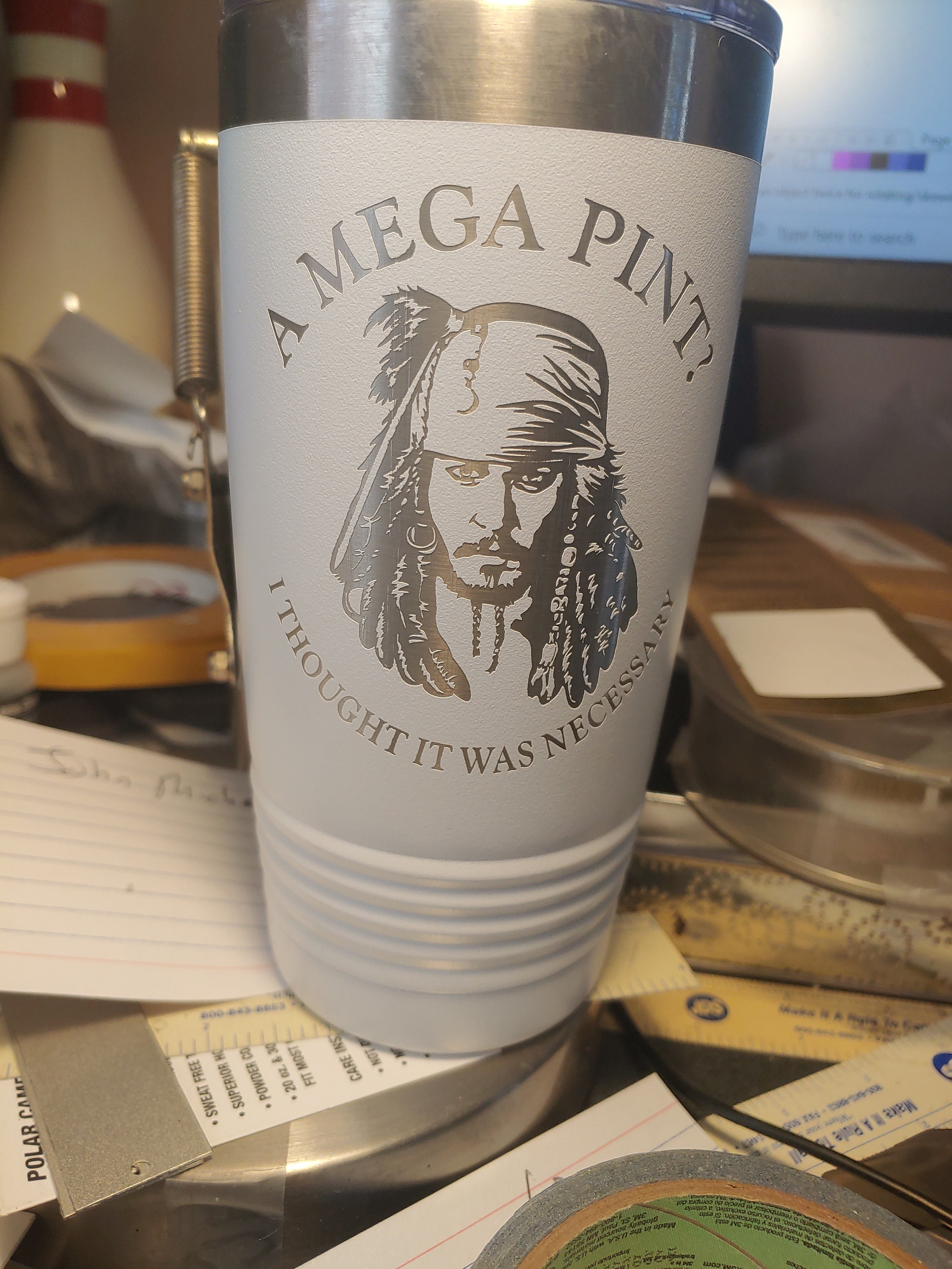 Johnny Depp - A MEGA PINT - Captain Jack Sparrow - Etsy