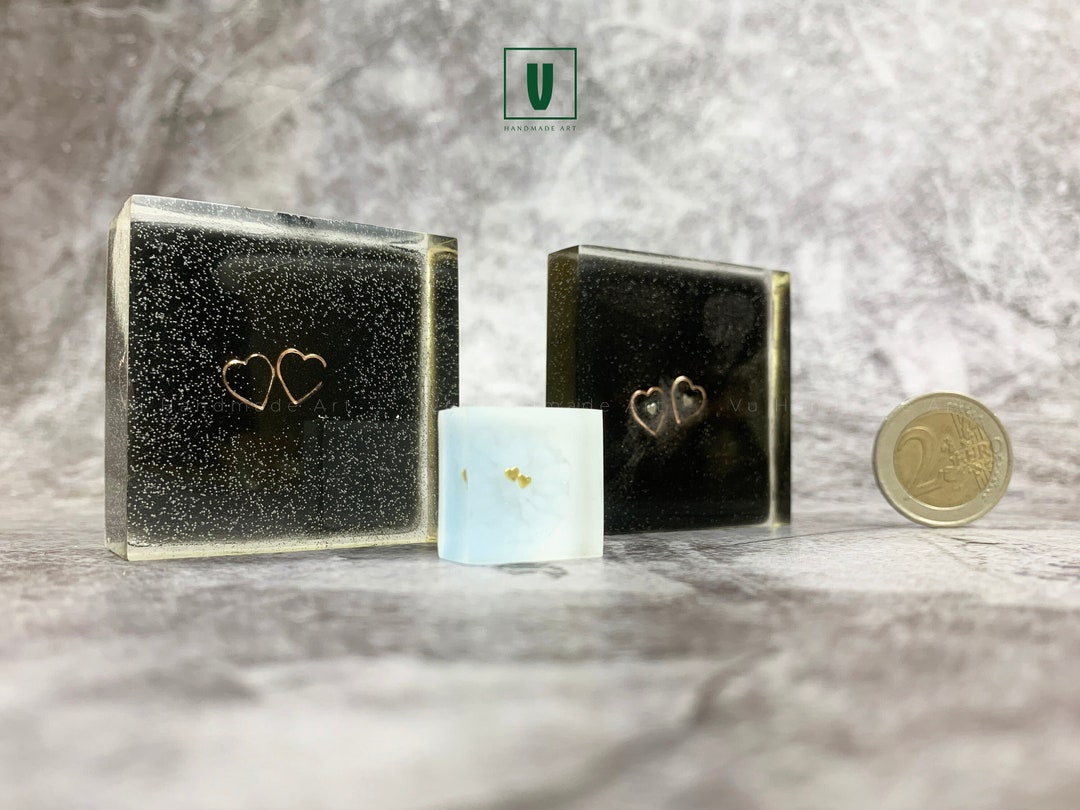 Mini Love Sign Block, I Love You Sign, Custom Gift, Handmade Epoxy ...