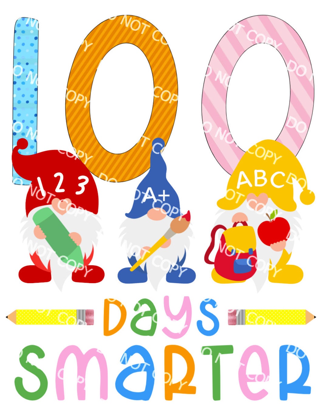 100 Days Smarter | 100 Days of School | 100 Days of School With Gnomes ...