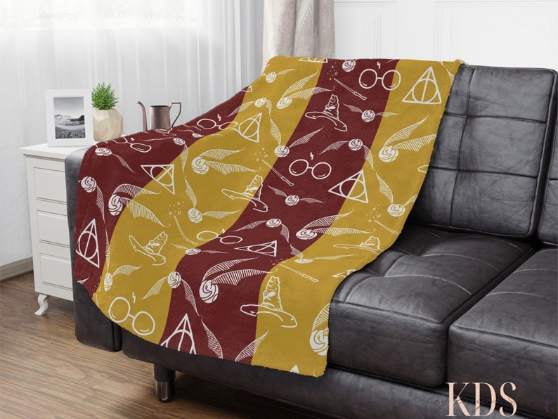 Hogwarts Harry Potter House Blanket, Harry Potter Throw Blanket, Mug ...