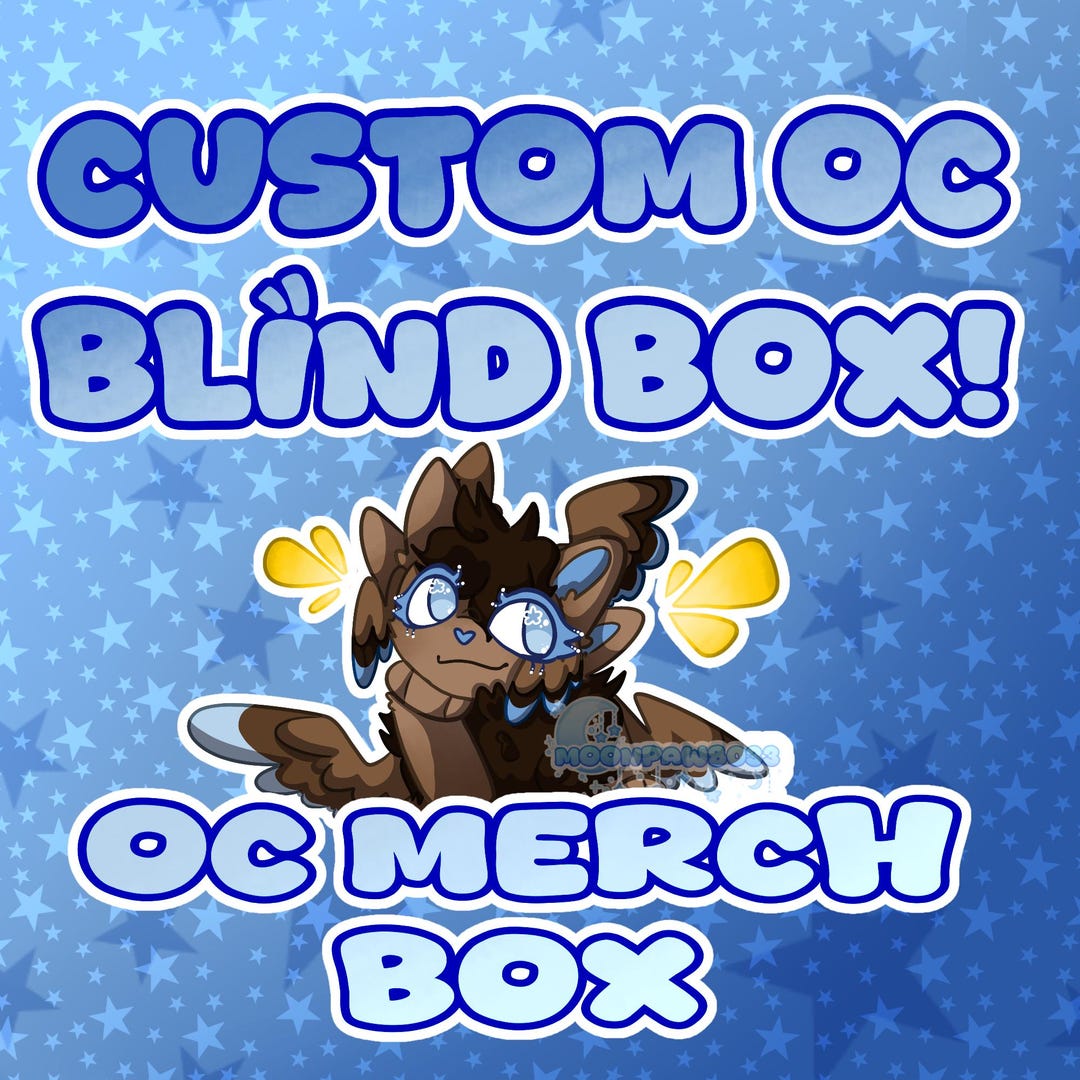 Custom Oc Blind Box!! | Merch Box - Etsy