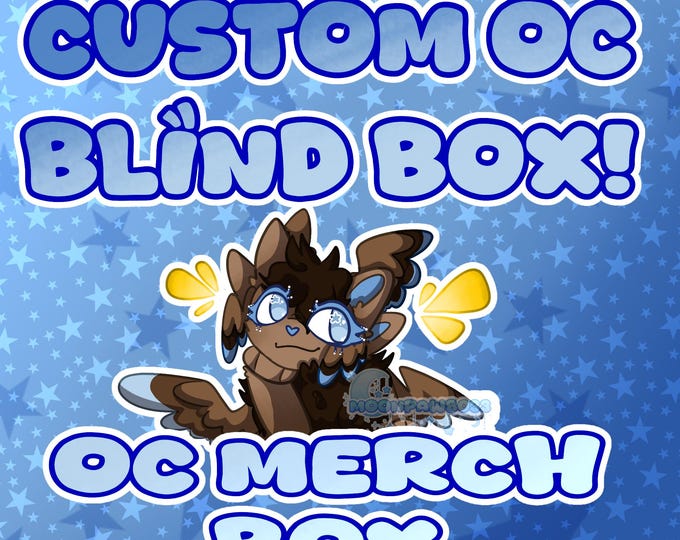 Custom Oc Blind Box!! | Merch Box - Etsy
