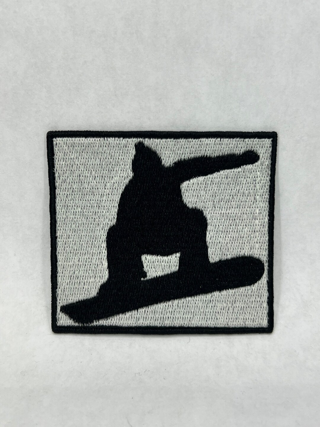 Snowboarder Glow in the Dark Embroidered Patch - Etsy
