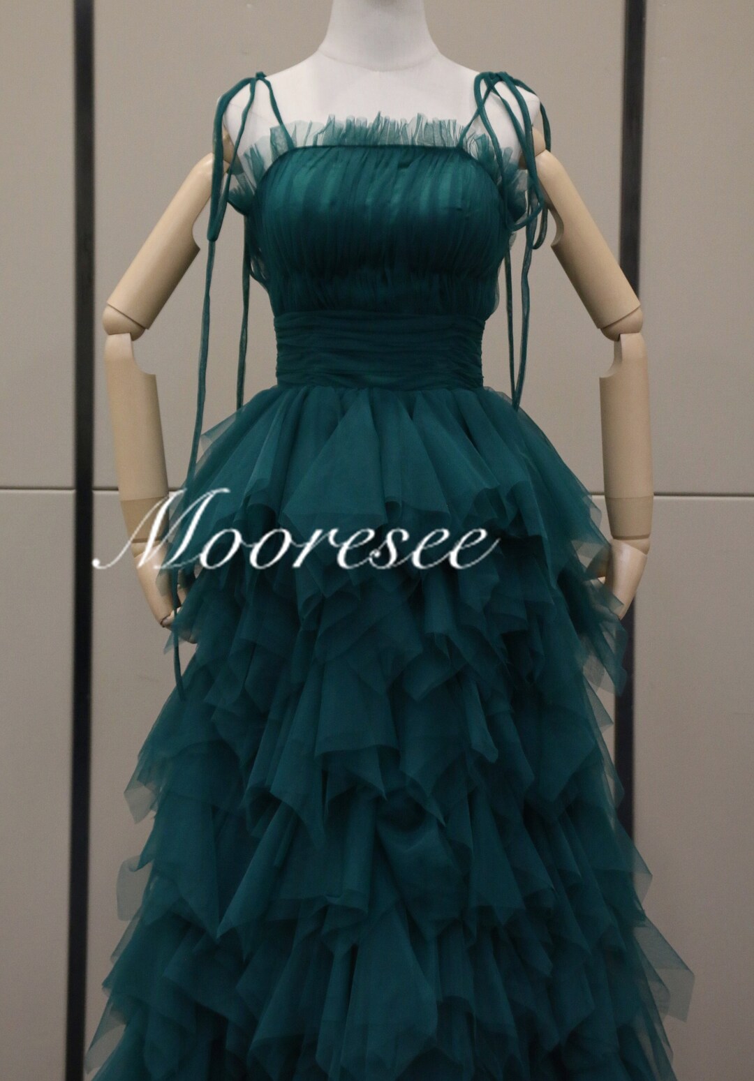 Custom Forest Wild Green Prom Dress Party Dress Graduation Dress Simple ...
