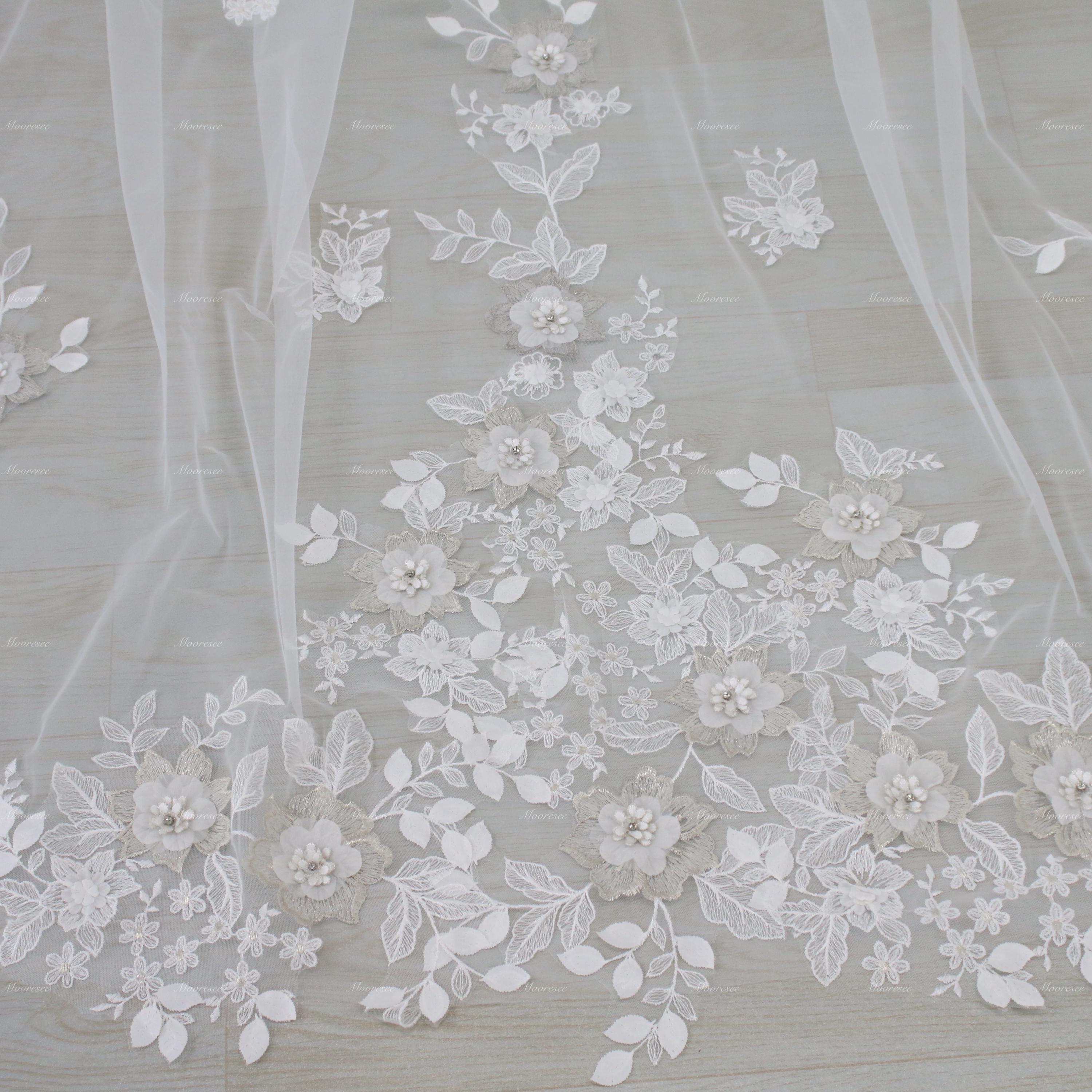 3D Flower Lace Cape Outdoor Shoulder Clips Cape Boho Flower Cape Bridal ...
