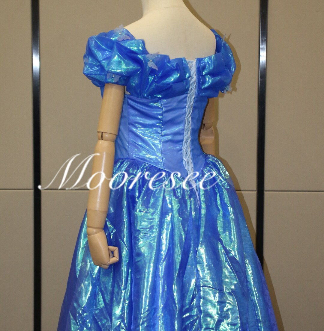 Dreamy Shiny Princess Royal Blue Prom Dress Party Birthday Dress Bride ...