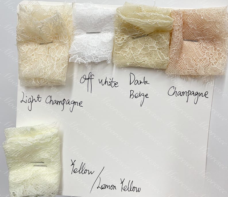 Wedding Mantilla Veil Lace Swatch French Eyelash Stretch Lace Swatch - Etsy