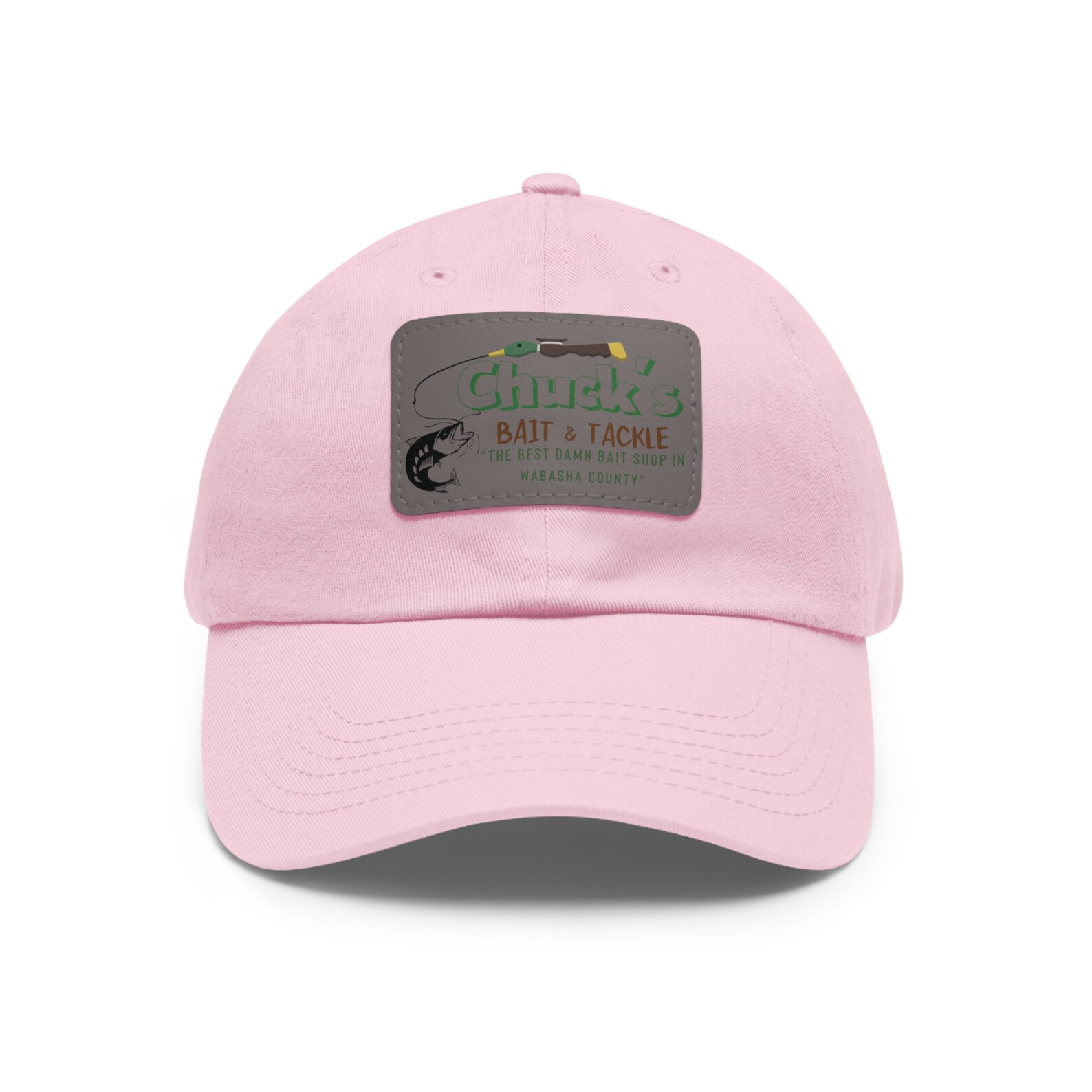 Grumpy Old Men Movie Chucks Bait Shop Dad Hat With Leather Patch ...