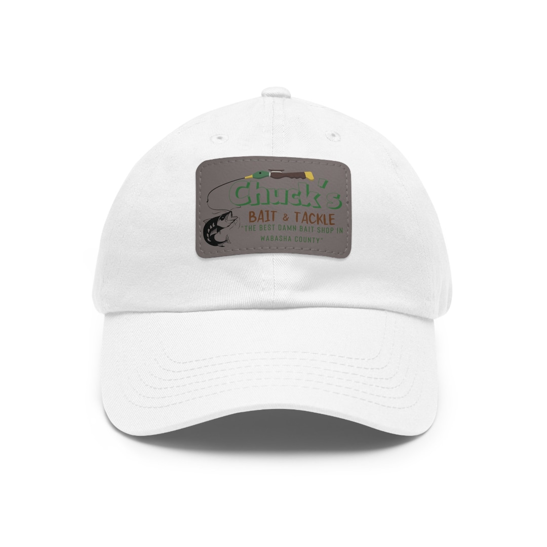 Grumpy Old Men Movie Chucks Bait Shop Dad Hat With Leather Patch ...