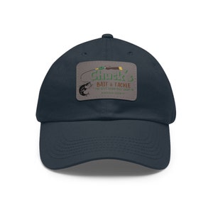 Grumpy Old Men Movie Chucks Bait Shop Dad Hat With Leather Patch ...