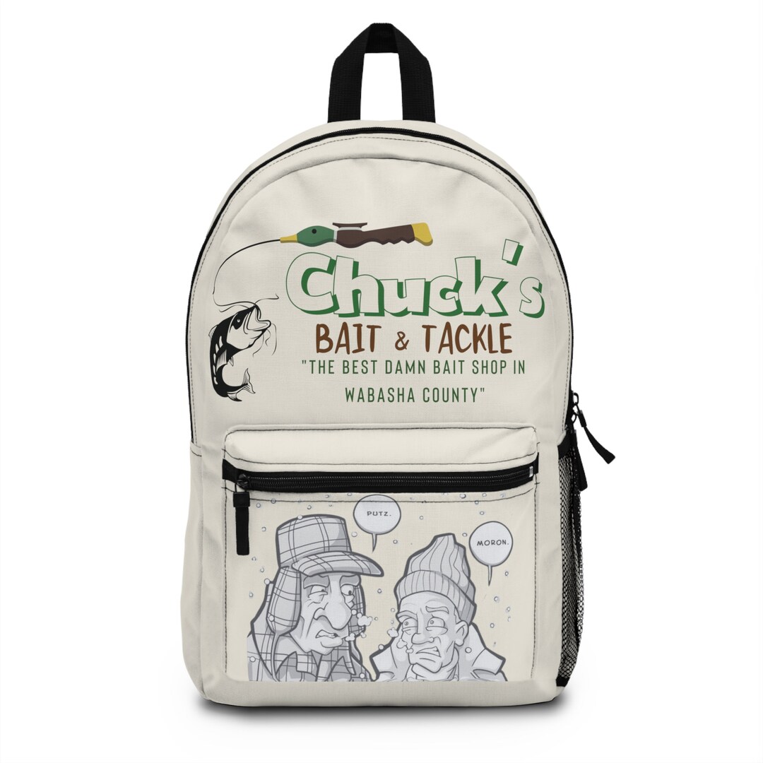 Grumpy Old Men Movie Backpack Chucks Bait Shop Wabasha County Putz ...
