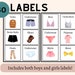 Kids Clothing Labels Printable | Montessori Visual Pictures for Kids ...