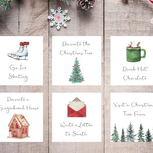 Christmas Advent Bucket List Printable Advent Activity Cards for Kids ...