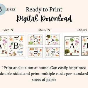 Autumn ABC Cards | Fall Alphabet Cards | Nature Unit Study | Homeschool ...