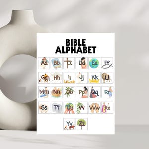 Bible Alphabet Busy Binder Pages | Bible Busy Book Printable ...