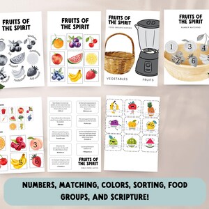 Fruits of the Spirit Bible Busy Book Printable | Christian Bible Study ...