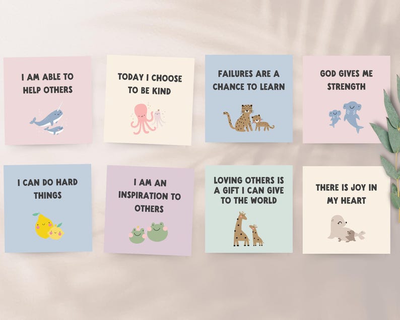 Scripture Lunch Box Note Cards Printable Scripture Affirmations ...