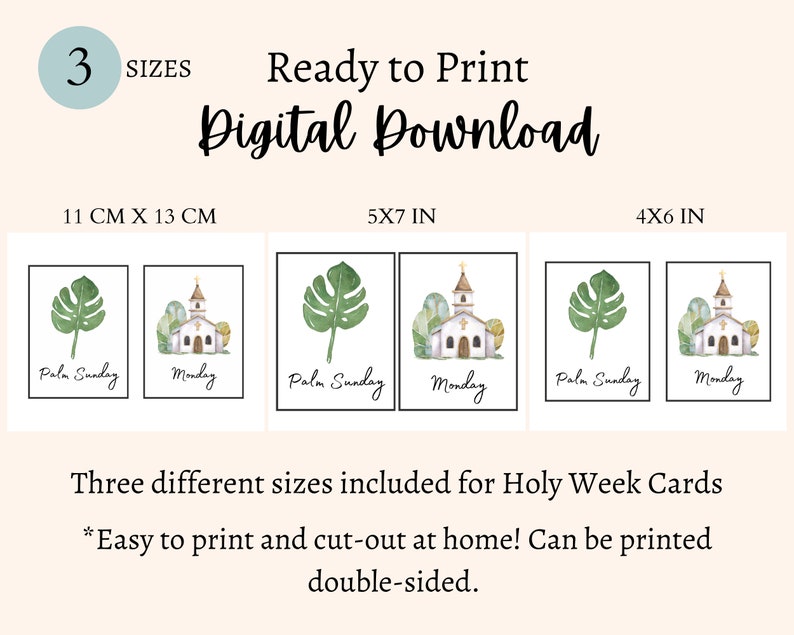 Easter Story Cards: Jesus-centered Holy Week Countdown Devotional for ...
