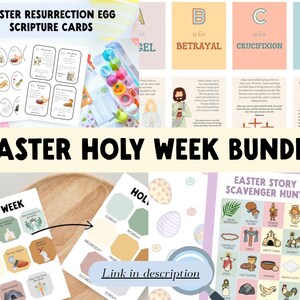 Religious Easter Story Cards for Resurrection Eggs- Christian Printable ...
