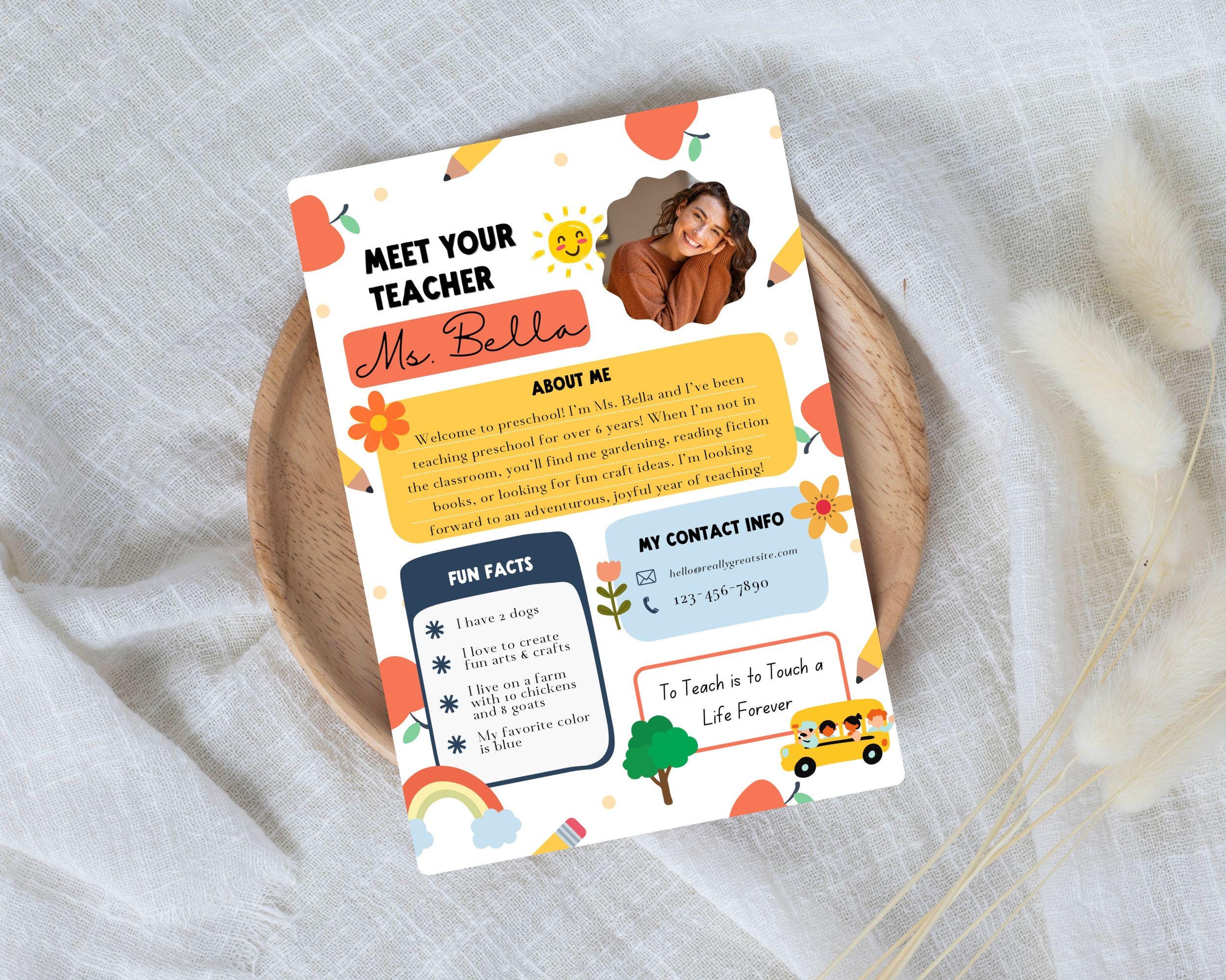 Editable Teacher Welcome Letter Template | Back to School Meet ...