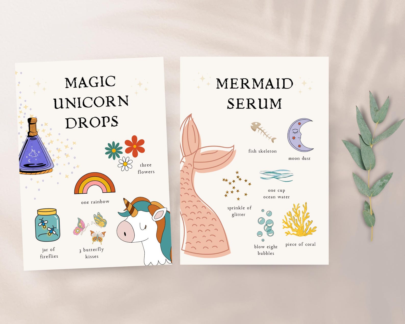 Halloween Witches Brew Potion Recipe Cards | Enchanted Halloween ...