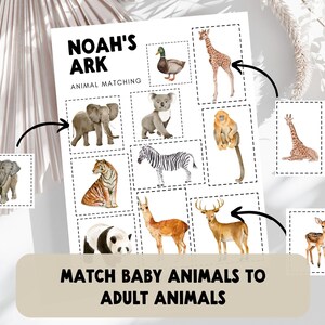 Noah’s Ark Bible Busy Book Printable | Christian Busy Binder | Sunday ...