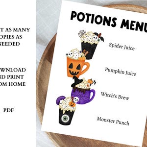 Halloween Pretend Play Kitchen Printables | Spooky Bakery Treat Shop ...