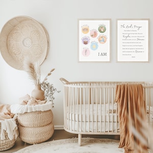 I Am Statements of Jesus | Christian Wall Art Print | Kids Bible Verse ...