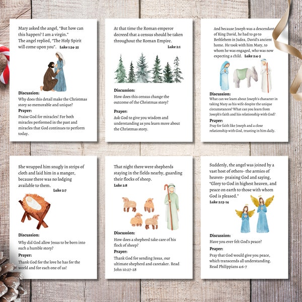 Nativity Advent - Etsy