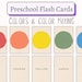 30 Toddler Color Flashcards Printable Montessori Color Mixing Education ...