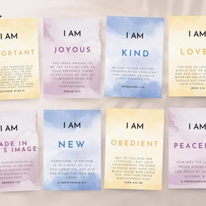 ABC Scripture Affirmation Cards | Alphabet Scripture Flashcards | Bible ...