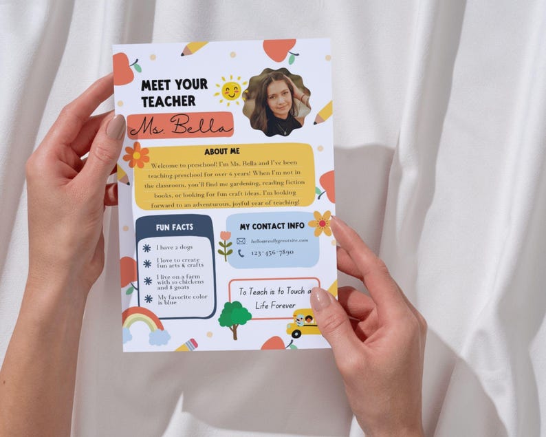 Editable Teacher Welcome Letter Template | Back to School Meet ...